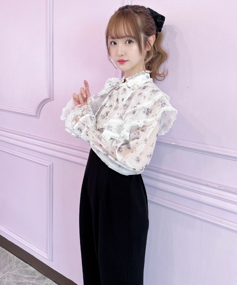 花柄プリントロングワンピース | Rlab store 花柄プリントロングワンピース | Rlab store
